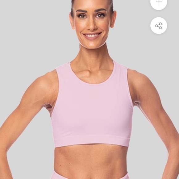 Vie Active | Tops | Nwt Vie Active Lacy Sport Bra Blush | Poshmark